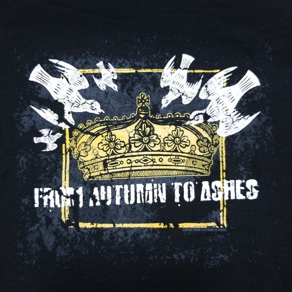 Hanes | Shirts | From Autumn To Ashes Licensed Band Merch Tshirt | Poshmark
